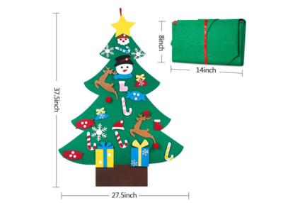 Cina l'albero di Natale del feltro di 3ft Diy con 26 pc orna la decorazione della parete in vendita