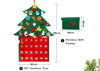 Cina Il calendario 29Pcs di conto alla rovescia orna le decorazioni ritenute di Natale in vendita