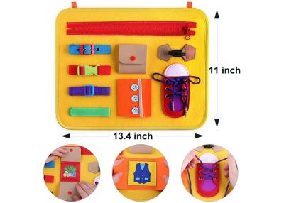 China Basic Skills Board Montessori Felt Educational Toys Te koop