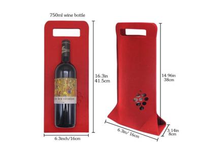 Cina la piegatura EN71 di nozze di 3mm ha ritenuto il trasportatore Tote Bags With Handle del vino in vendita