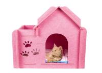 Quality 23.6 X 15.6 X 20.5 Inch Felt Cat Condos With Windows for sale