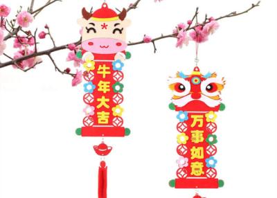 Cina decorazioni di festa ritenute 40*10cm con Dragon And Ox Design in vendita