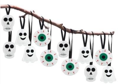 China 8*8cm 12pcs Handmade Felt Ornaments For Halloween Decorations Party for sale