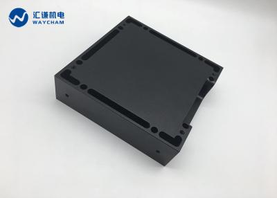 China Las piezas que trabajan a máquina de aluminio anodizadas negras del CNC de Ra0.4 6063T5 señalan recinto ligero en venta
