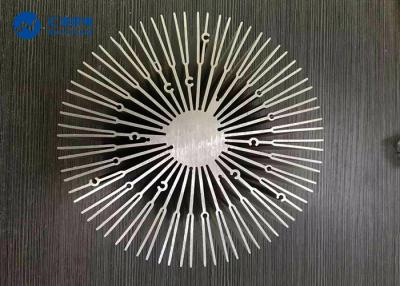 Cina Dissipatore di calore di alluminio espulso giro di OD200mm per tolleranza principale della luce 0.05mm in vendita