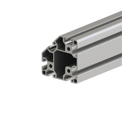 Cina 80 serie di spessore della parete 2.2Mm T scanalano l'inquadratura di alluminio per le guardie della sicurezza in vendita