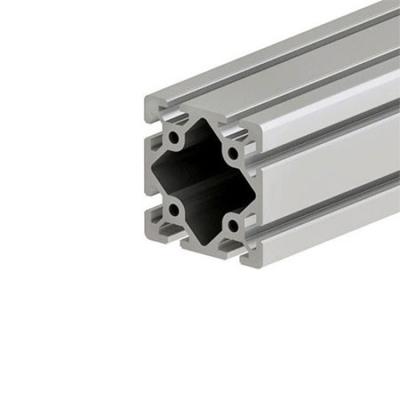 Cina 80 serie di spessore della parete 2.2Mm T scanalano l'inquadratura di alluminio per le guardie della sicurezza in vendita