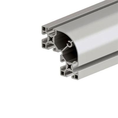 Cina 80 serie di spessore della parete 2.2Mm T scanalano l'inquadratura di alluminio per le guardie della sicurezza in vendita
