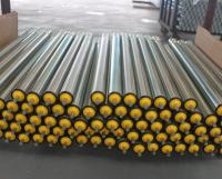 China Sprocket Drive Support 25mm Steel Gravity Roller Conveyor Replacement 38mm OD for sale