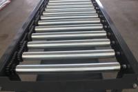 China Sprocket Drive Support 25mm Steel Gravity Roller Conveyor Replacement 38mm OD for sale