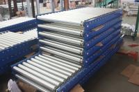 China Sprocket Drive Support 25mm Steel Gravity Roller Conveyor Replacement 38mm OD for sale