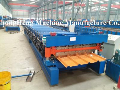 China 1/2 PPGI Panel Roofing Sheet Forming Machine With Auto stacker for sale