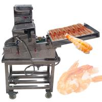 China Practical Cutting Shrimp Machine , Anti Erosion Automatic Prawn Cutter for sale