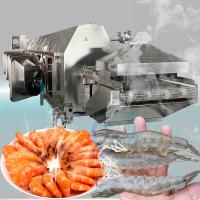 China Multiscene Stable Shrimp Boiling Machine , Stainless Steel Seafood Processing Line for sale
