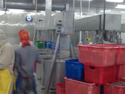 China Shrimp soaking blender shrimp processing machine Immersion Mixer Insulation barrel mixer automatic mixer for sale