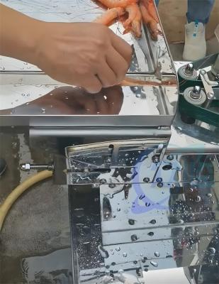 Cina Taglierina semiautomatica del gamberetto della taglierina della pancia del gamberetto dei sushi della tagliatrice del gamberetto in vendita