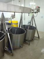 China Stainless Steel Mixer Shrimp Processing Soaking Machine Batch Shrimp Automatic Mixer Special for Seafood Processing Plants for sale