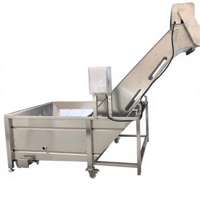 China Seafood Processing Washing Machine  Lifting Machine  Raw Material Elevator   Shrimp Lift High Conveyor Belt Raised Output Belt for sale