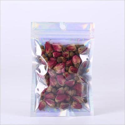 Cina Il di alluminio a chiusura lampo olografico brillante del sacchetto della borsa di imballaggio per alimenti di Mylar ha metallizzato in vendita