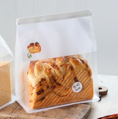 Cina Imballaggio di pane di carta sostenibile bianco di Brown 200-280microns con la chiara finestra media in vendita