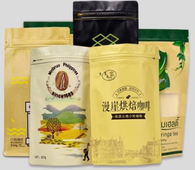 Cina il caffè della serratura della chiusura lampo 120mic sta sul caffè di plastica Bean Packaging dei sacchetti VMPET in vendita