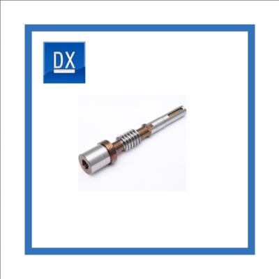 China 303 Stainless Steel Worm Gear Parts Silver Plated For LSA Old Part for sale