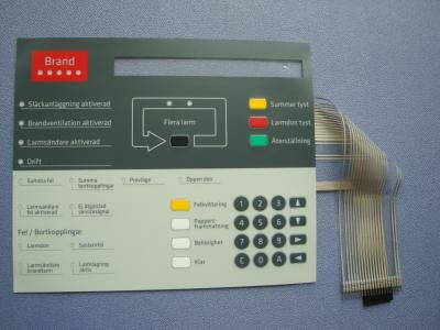 Cina Tastiera flessibile del silicone del commutatore di membrana del touch screen per il comitato per il controllo in vendita