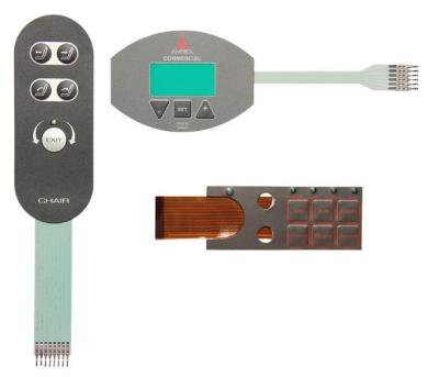 Cina Tastiera su misura del commutatore di membrana della cupola del metallo del touch screen con la finestra principale in vendita
