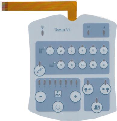 Cina Commutatore di membrana Backlit tastiera del silicone con FPC, tipi tattile 0.3mm - 1.5mm in vendita