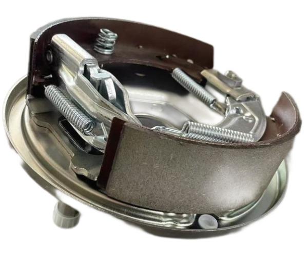 Quality Knott 200×50 Trailer Axle Back Plate Brake Shoe Bolt On Assembly for sale