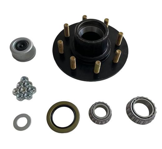 Quality 7000 Lb Trailer Axle Hub Kit 8 On 6 1/2