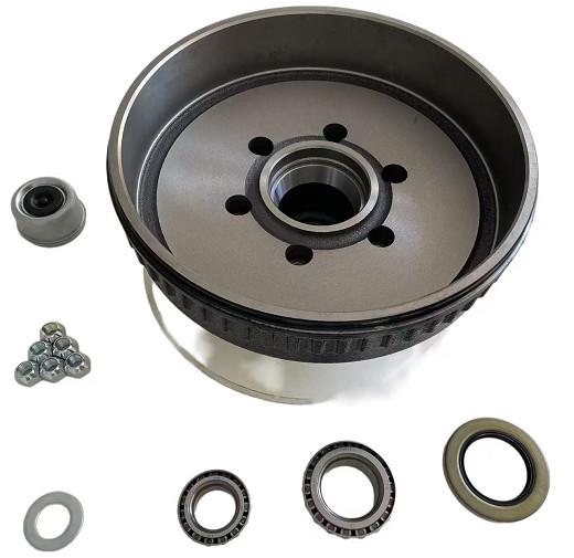 Quality 6 On 5 1/2" Brake Drum Kit 6000lb Axles Trailer Brake Drums for sale