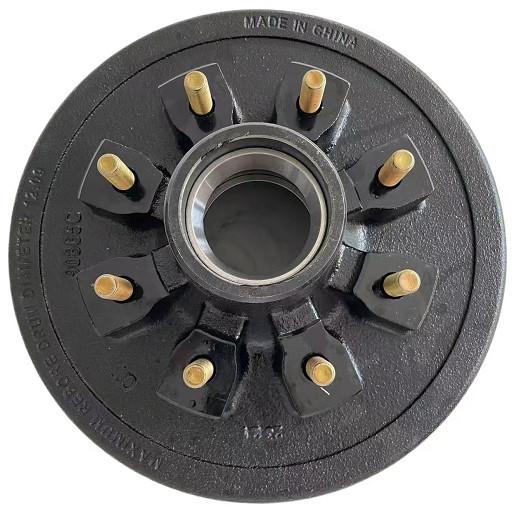 Quality 6.5" Electric Trailer Brake Drums 7000 Lb 8 Bolt On Trailer Brakes And Drums for sale