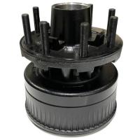 Quality Heavy Duty 15K Axles Trailer Hub Drum Assembly - 8 On 275mm Oil Bath for sale