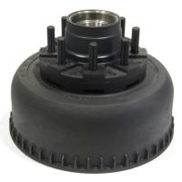 Quality 9K To 10K Trailer Hub Drum Assembly 8 On 6.5 Oil Bath Non ABS Drum After July for sale