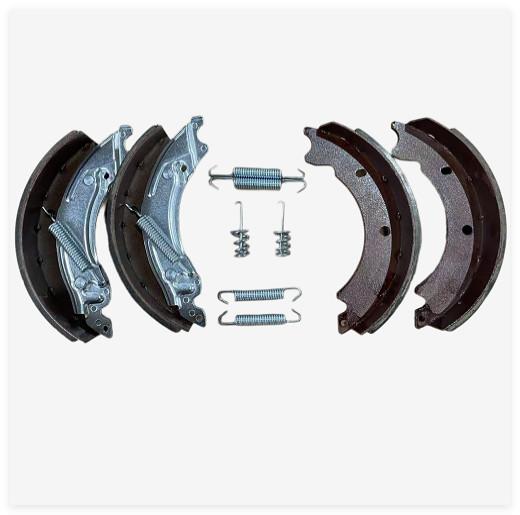 Quality 200x50mm Axle Trailer Brake Shoe Kit Retrofit Knott Brake Shoes for sale