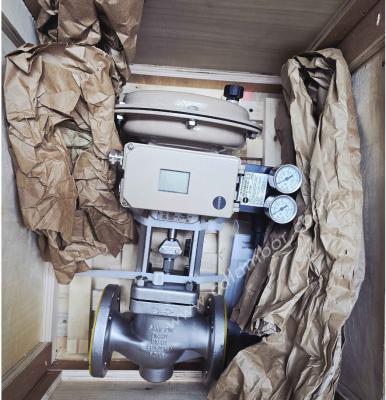 China Samson 3244 pneumatic 3-way Globe valve for sale