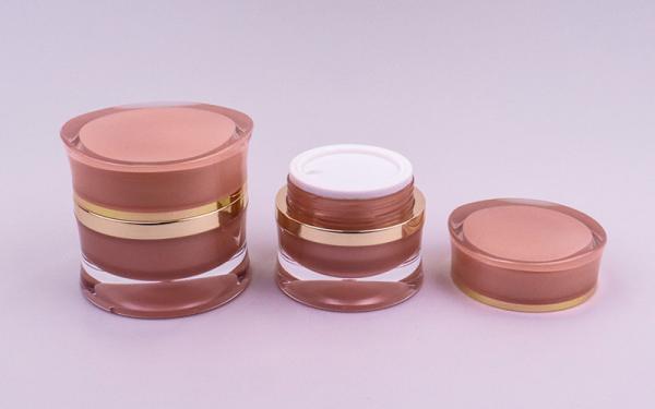 OEM ODM Acrylic Plastic Cream Jar 30g 50g Empty Acrylic Cosmetic Container