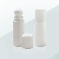 Quality Safety Lock 73ml White PP Empty Roll On Bottle Roll On Perfume Bottles With for sale