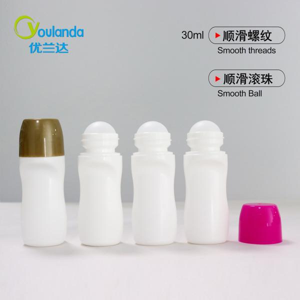 Quality pp Eco-Friendly 30ml Plastic Roll-On Bottle 1OZ Special-Shaped Bottle Liquid for sale