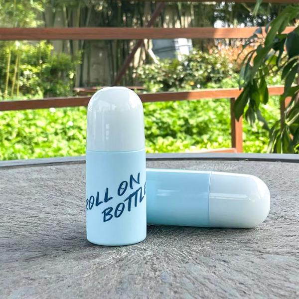 Quality 50ml Perfume Oil Roll On Bottles PP Empty Roll On Deodorant Bottles for sale