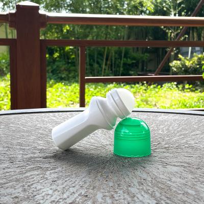 China Flat 75ml Roller Deodorant Container Skincare PP Plastic Cosmetic Deodorant Bottle Under Arm Roll On Deodorant Bottle for sale