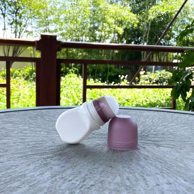 China Plastic 75ml Refillable Roll On Bottle Empty Essential Oil Perfume Container PP ball roller bottle for sale