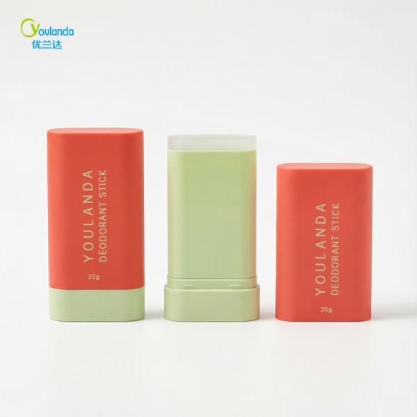 Quality Custom 15g Deodorant Packaging 20g Empty Oval Deodorant Stick Container Refillable Round Twist Up Tubes Packaging For Deodorant Stick for sale