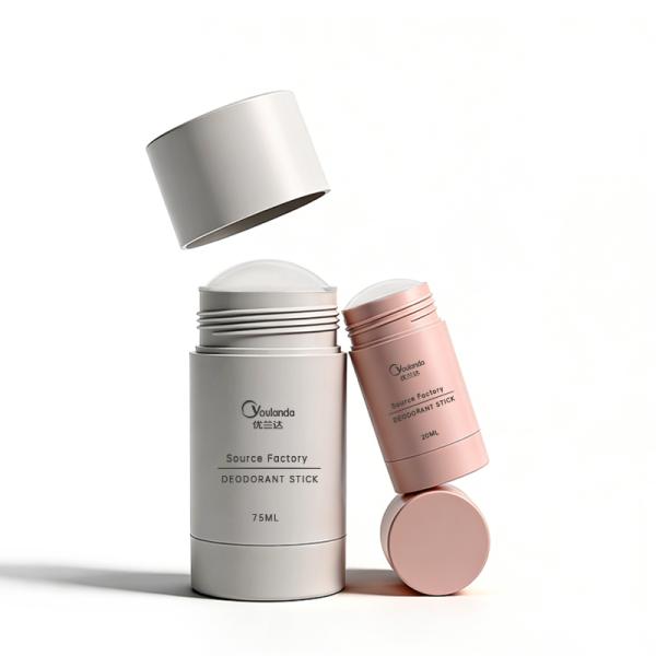 Quality Empty 50g Plastic Deodorant Tubes Biodegradable PP Deodorant Containers 75G for sale