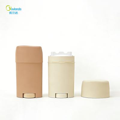 China PP Deodorant Stick Container Antiperspirant Plastic Cosmectic Packing Eco Friendly Deodorant Tubes for sale