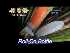 Flat 75ml Roller Deodorant Container Skincare PP Plastic Cosmetic Deodorant Bottle Under Arm Roll On Deodorant Bottle