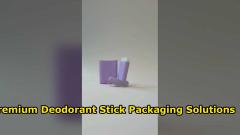 Plastic deodorant stick packaging