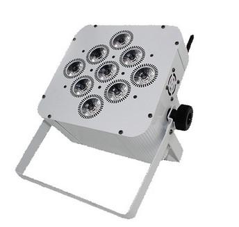 China 9*3W 3in1 Battery&Wireless LED Flat Par Light 3in1,4in1,5in1,6in1 for sale