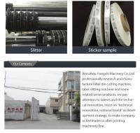 China High Speed Automatic Label Slitter Rewinder Machine Paper Cutting Machine for sale